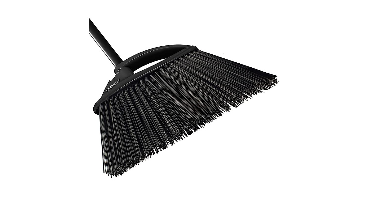 O-Cedar Angle Broom - Ultimate Outdoor Sweeping Tool