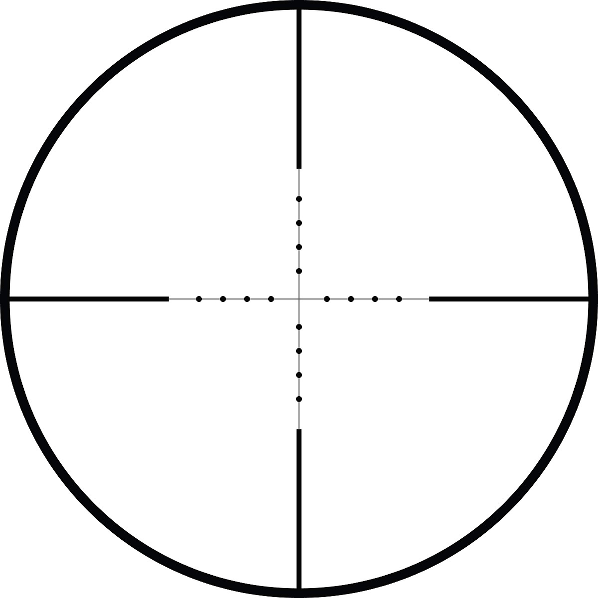 Vantage Riflescope 4X32, 1", Mil Dot (Wire)
