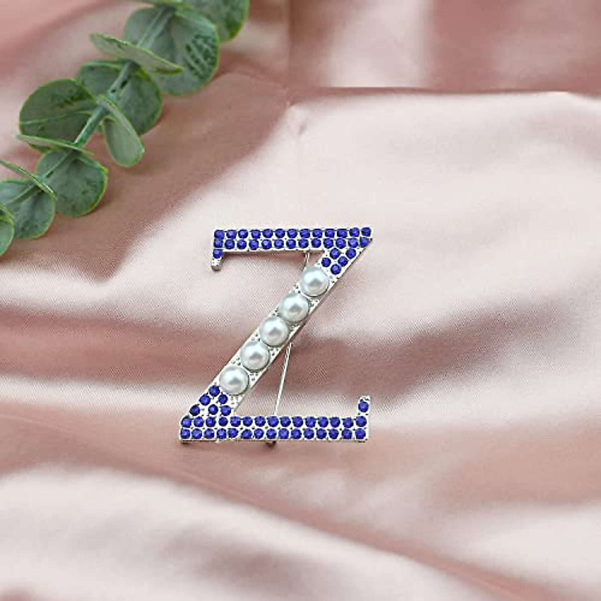 Greek ZPB Sorority Brooch Pin for Women Sorority Paraphernalia Jewelry Gift for Finer Women Jewelry 1920 Sisterhood Gift (Z Brooch)