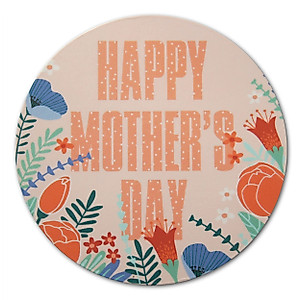 Novel Merk Mother’s Day Refrigerator Magnets, Small Circle Flowers in Bloom Design for Fridge, Gifts, Decor, & Party Favors (10 Pack)