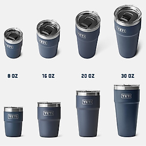 YETI Rambler 30 oz Stackable Tumbler, Stainless Steel, Vacuum Insulated with MagSlider Lid, Big Wave Blue