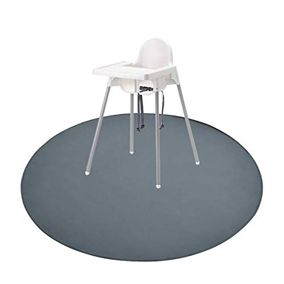 Splat Mat for Under High Chair/Arts/Crafts, WOMUMON Baby Washable Spill Mat Waterproof Anti-Slip Floor Protector Splash Mat, Messy Mat and Table Cloth