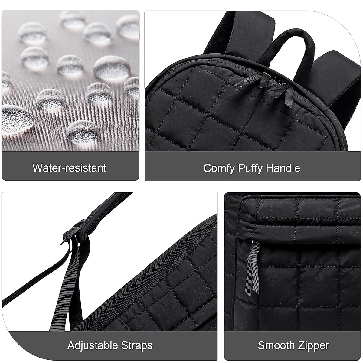 School Backpacks for Teen Girls Bookbags Lightweight Canvas Backpack Schoolbag Set (Turquoise-Flower) One_Size