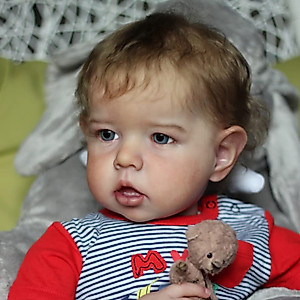 CHAREX Reborn Toddler Doll - Realistic Lifelike Reborn Boy Doll, 22 inch Weighted Soft Body Gift Toy for Kids Age 3+