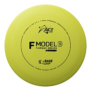 Prodigy Disc Ace Line F Model S Basegrip | Overstable Disc Golf Fairway Driver | Tactile Feel for a Sure Grip | Pinpoint Accuracy and Incredible Control | Colors May Vary (160-169g)