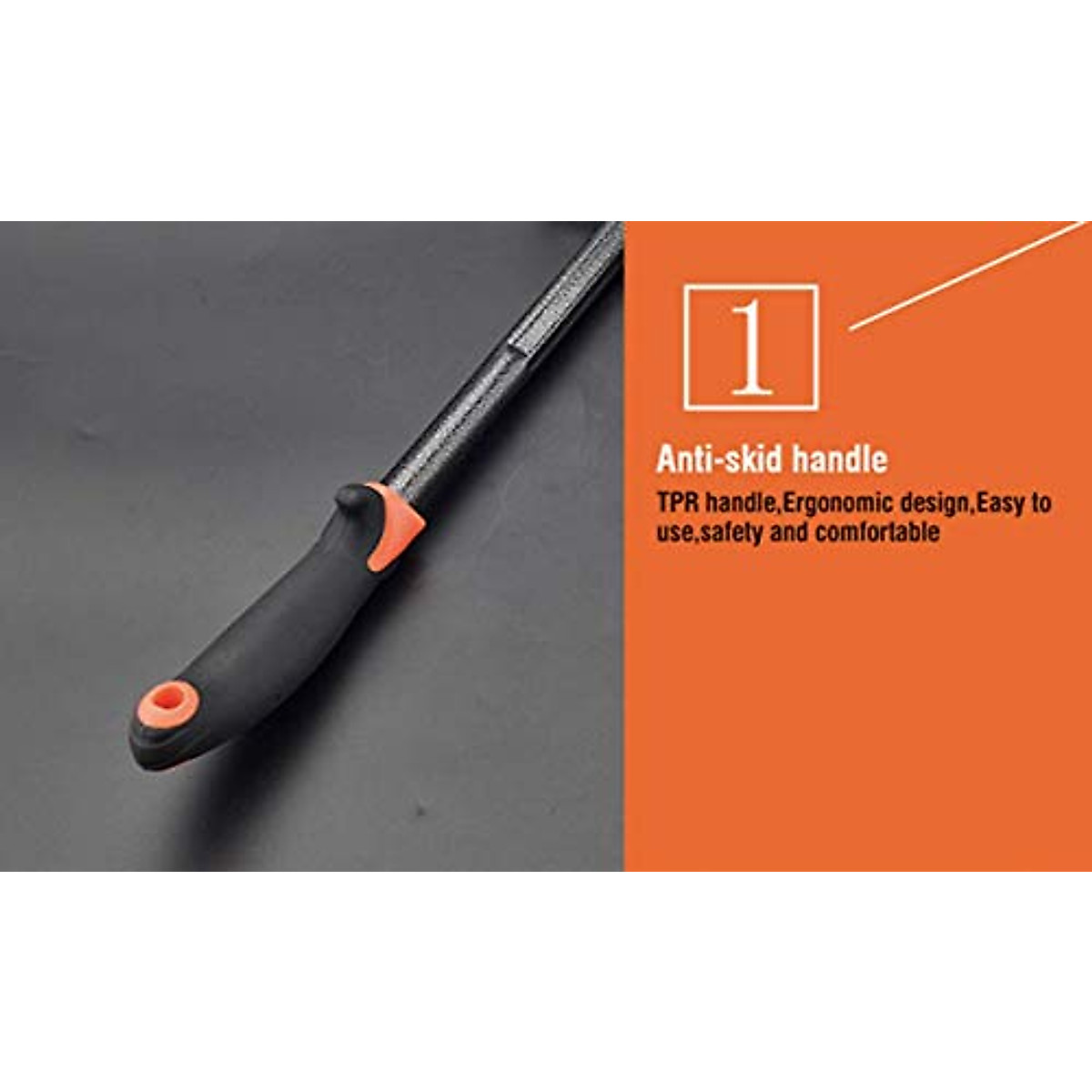 Edward Tools Carbon Steel Hand Hoe