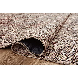 Loloi Amber Lewis x Georgie Bordeaux/Antique 5'-0" x 7'-6" Area Rug