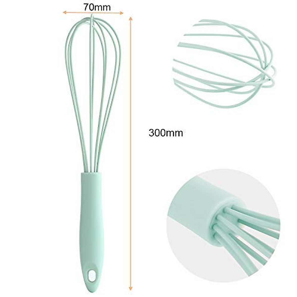 Kitchen Rice Storage Containers - 26Lbs Large Airtight Rice Bucket Grain Storage Bin Cereal Dispenser Container with Measuring Cup -Keep Dry Fresh and Insect Free (Free Silicone Whisk)