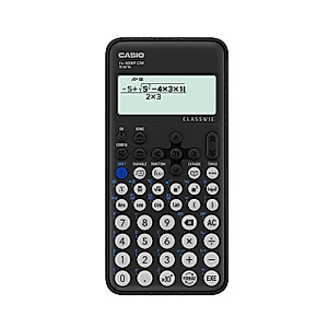 Casio FX-82SP CW – Scientific Calculator, Recommended for Spanish and Portuguese Curriculum, 5 Languages, Over 300 Functions, Dark Grey