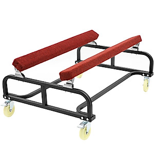 Watercraft PWC Dolly,Jet ski Dolly tolerable 1300 LBS Capacity Boat Storage Trailer Adjustable Width with Four Casters & Two Brakes,Heavy Duty Boat standsfor Dinghy, Sailboat