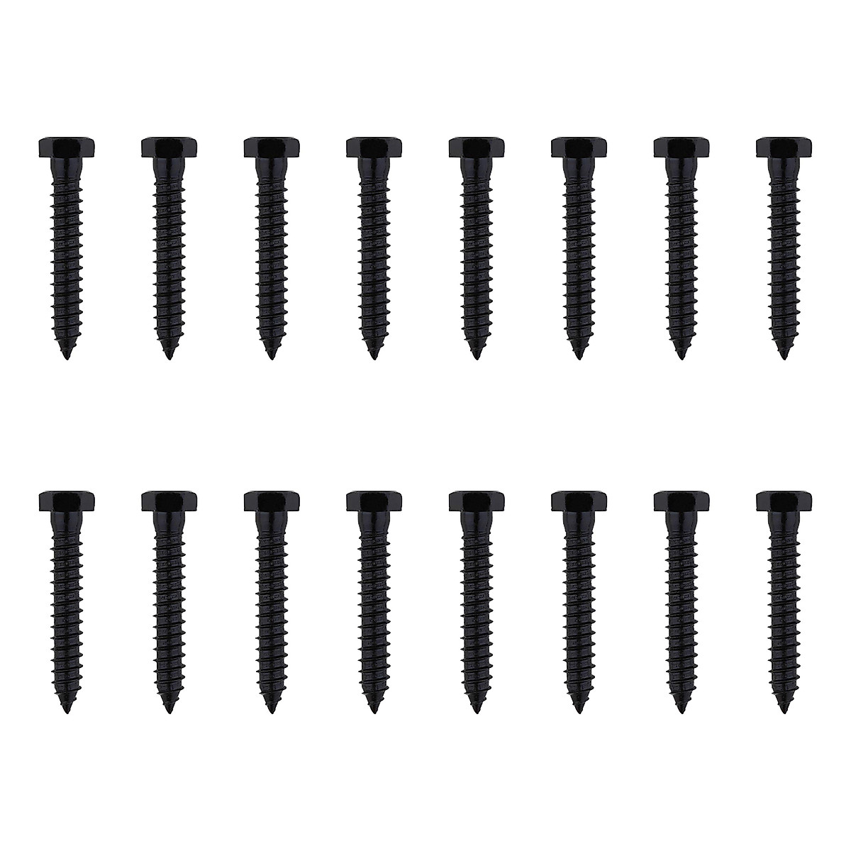 National Hardware N800-022 Lag Screw Made of Galvanized Steel Used to Install Outdoor Reinforcement Hardware Collection, Blacks on Pergolas Gazebos Arches and Raised Garden Beds, 1/2x 3, 8 Pack