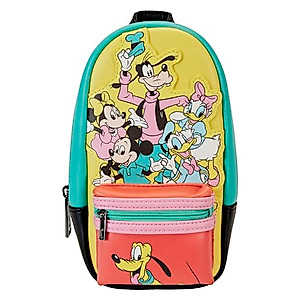 LOUNGEFLY Stationary Disney D100 Mickey and Friends Pencil CASE