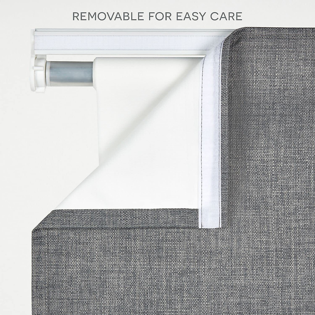 Exclusive Home Bolan Botanical Total Blackout Roman Shade, 34"x 64", Sage