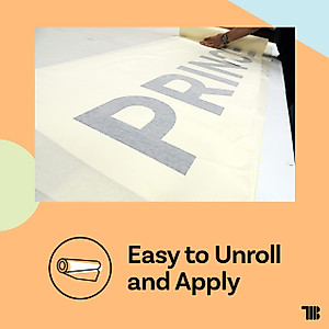 24 inch x 100 Yard Roll of Vinyl Transfer Tape Paper with Layflat Adhesive. Premium-Grade Application Tape for Vinyl Graphics and Sign Making. Made in The USA