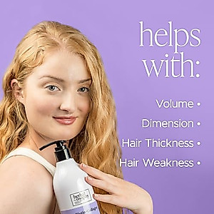 16.9 Fl Oz Biotin & Collagen Conditioner, Hair Growth Thickening Conditioner, Repair Dry, Damaged Thinning Hair, Infused with Vitamin B7 & Argan Oil, Free of Sulfate, Parabens and Gluten