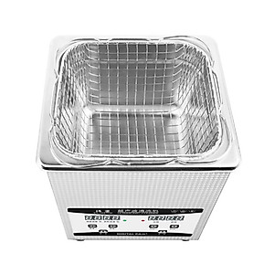 Ultrasonic Cleaner,Professional Lab Industrial Ultrasonic Cleaner, Commercial Ultrasonic with Heater Timer for Metal Parts,Carburetor,Fuel Injector,Brass,auto Parts,Engine Parts,etc