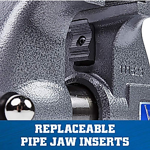 Wilton Tradesman Bench Vise, 6-1/2" Jaw Width, 6" Max Jaw Opening, 4" Throat (Model 1765)