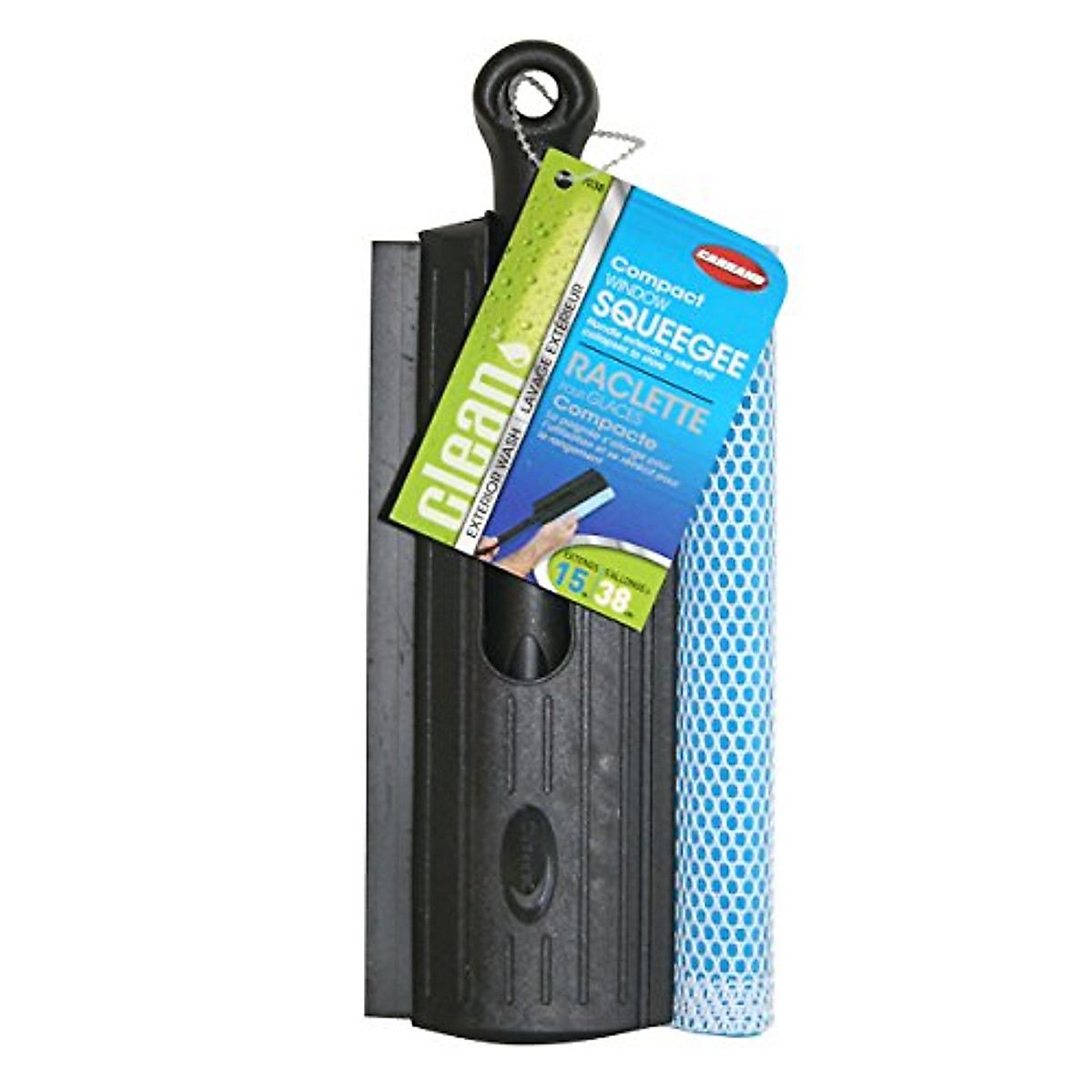 Carrand 9038 8" Compact Folding Squeegee , Black