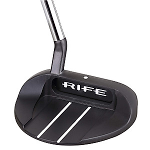 Rife Golf Roll Groove Technology Series Right Handed RG4 Full Mallet Putter Precision Milled Face Edge & Cavity Ensures an Ideal Weight Distribution & Balance Perfect for Lining Up Your Putts (37")