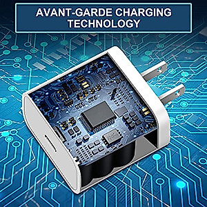 20W USB C Fast Charger for iPad Pro 12.9, 2022/2021/2020/2018iPad Pro 11 inch, iPad Air 5th/4th, 2022 iPad 10th Generation, iPad Mini 6, Pixel 5/2X /3XL,with 6.6foot USB C to C Charging Cable