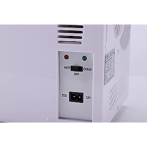 KOUDERA 4L Mini Portable Compact Personal Fridge Cooler and Warmer with AC DC Power, Small Refrigerator for Skincare, Breast Milk - Home and Travel- Gift - Freon-Free and Eco Friendly, White.