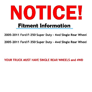 Detroit Axle - Front Brake Kit for 05-12 Ford F-250 F-350 Super Duty, 10-12 F-450 Super Duty Replacement 2005 2006 2007 2008 2009 2010 2011 2012 Drilled Slotted Brakes Rotors Ceramic Brake Pads