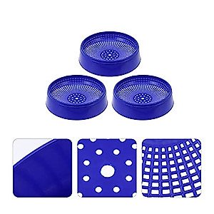 balacoo 3pcs Bird Nest Plastic Bird Hut Birdhouse Outdoor Bird Shelter House for Dove Pigeon Finch Wren Sparrow Parakeets Cockatiels Finch Canary Resting Breeding Blue