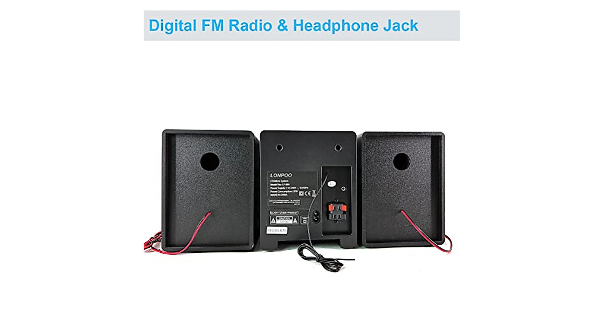 LONPOO Bluetooth CD Player with Remote Control