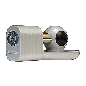 Master Lock Trailer Hitch Lock, Fits 1-7/8 in., 2 in., and Most 2-5/16 in. Trailer Couplers, Weather Resistant Automotive Hitch Lock with Keys, 377KA