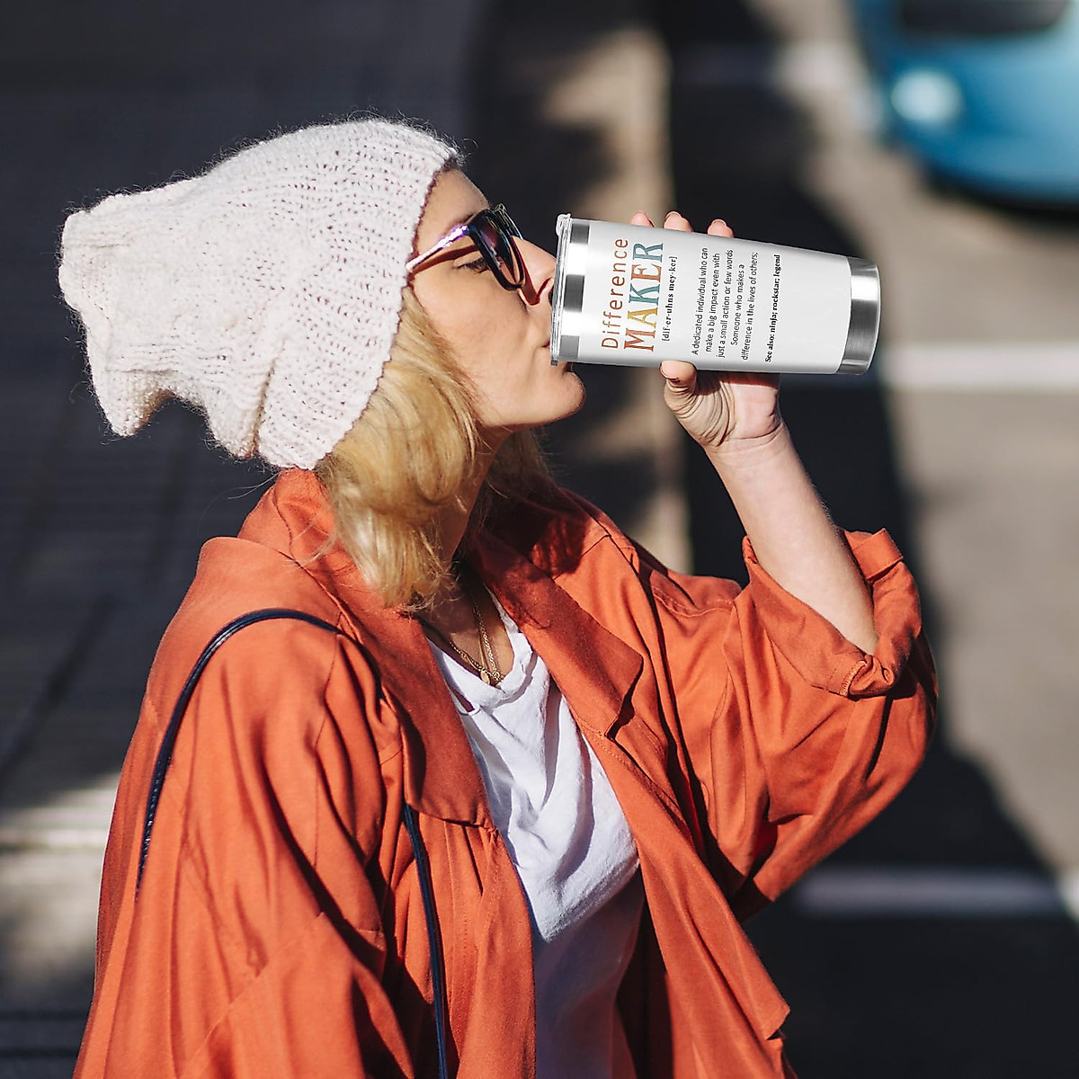 94Bright Difference Maker Gifts for Women, Christmas, Birthday, Thank You Gifts for Boss, Office, Assistant, Leader, Mentor, Manager, Employee Appreciation for Coworkers, Nurses,Teachers 20oz Tumbler