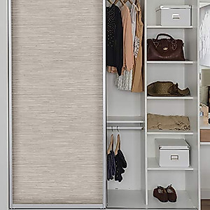 NuWallpaper NUS2875 Cream Grassweave Peel & Stick Wallpaper, Neutral