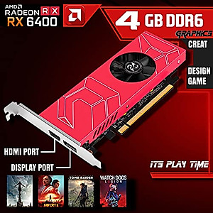 Lumos 8 Gaming Desktop PC, Intel Core i5 7th Gen, AMD RX 6400 4GB DDR6, 8GB RAM, 256GB SSD + 1TB HDD 27 Inch 165hz Gaming Monitor, PCI-E Bluetooth | Wi-Fi, RGB Kit, Win 10 Pro (Renewed)