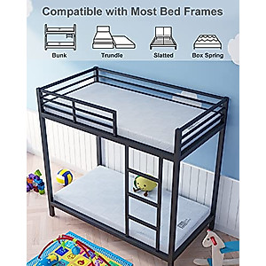 BedStory 2 Inch Memory Foam Mattress Topper - Full Size Bed Toppers Gel Memory Foam