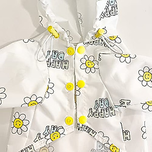 Dog Raincoat Pet Waterproof Clothes Puppy Rain Jacket Stylish Water Resistant Premium Dogs Raincoats Poncho for Small Medium Large Dog Rainwear (XX-Large, Orange)