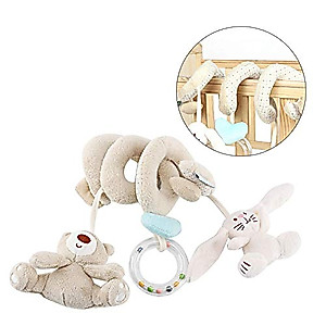 Yosoo Health Gear Comfortable Spiral Wrap Around Toy, Stuffed Toys Plush Soft Toys for Kids Car Seat