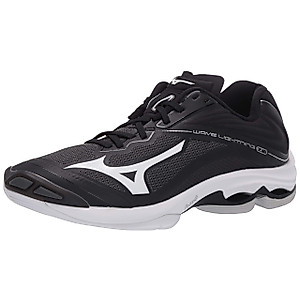 Mizuno Wave Lightning Z6 Womens Volleyball Shoe, Blacksilver, 8