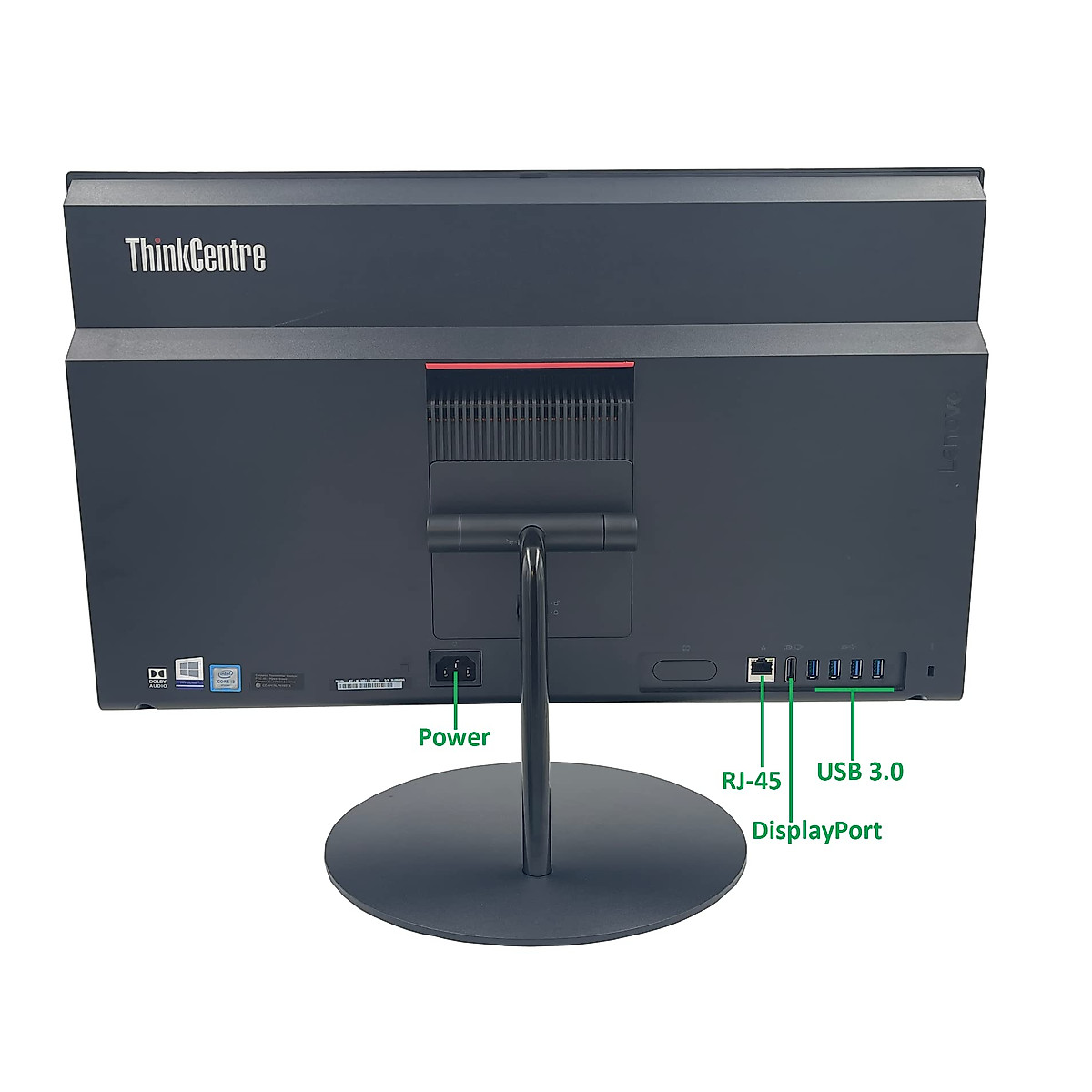 Lenovo ThinkCentre M810z All in One Desktop Computer PC, Intel Core i3-6100 3.70 GHz Processor, 8GB Ram, 256GB SSD, WiFi & Bluetooth, Keyboard Mouse, Win 10 Professional (Renewed)