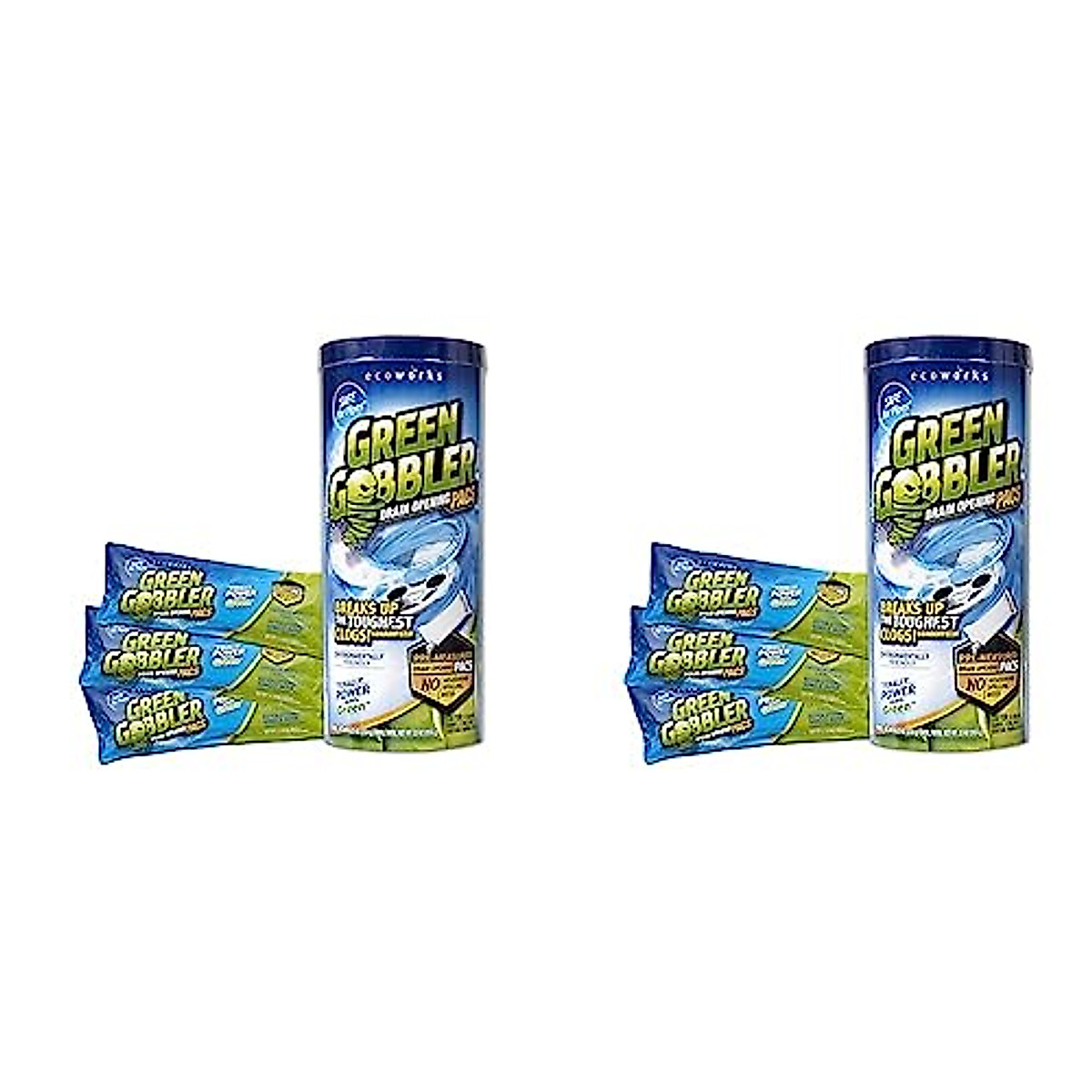ECOCLEAN SOLUTIONS GGDC3SEMR Gobbler Breaks Up The Toughest Blogs, 1 Count (Pack of 2), Green