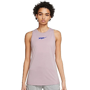Nike Women's Yoga Graphic Tank (as1, Alpha, s, Regular, Regular, Plum Fog, Small)