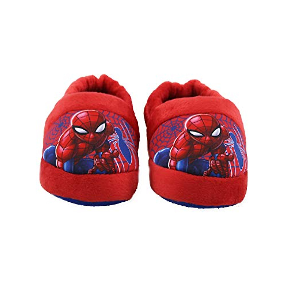 Marvel Spider-Man Toddler Boys Plush Aline Slippers (2-3 M US Little Kid, Red)