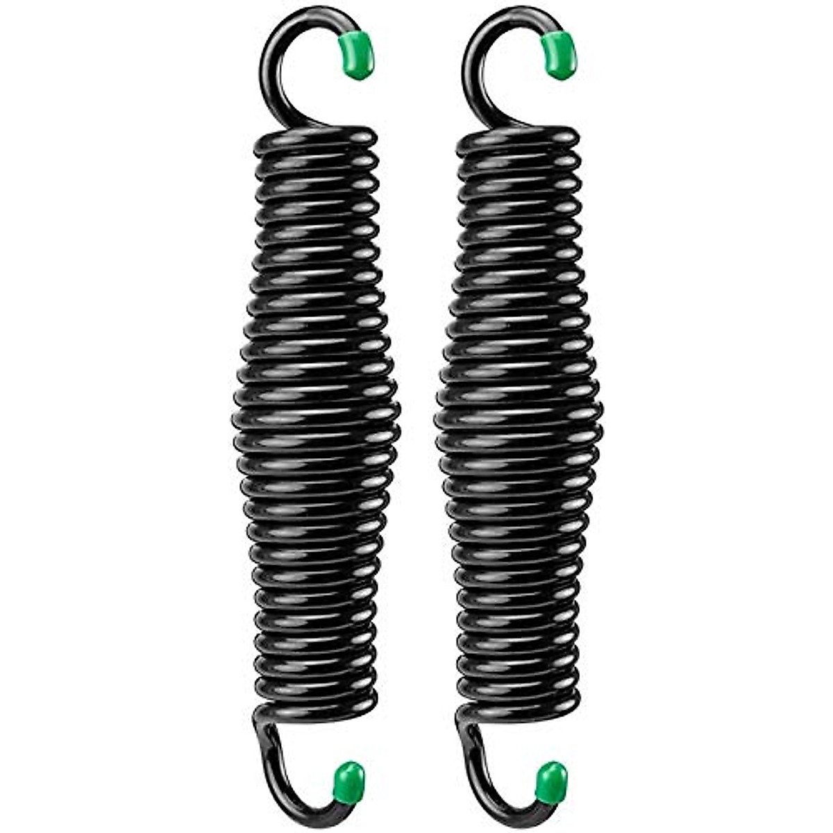 SwingMate Porch Swing Springs - 600 Lbs Capacity, for Heavy-Duty Suspensions, Safe for Hammock Chairs or Ceiling Mount Porch Swings - American Made - Rust Resistant - Black