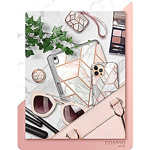 i-Blason Cell Phone Finger Ring Holder - Universal - Kickstand with 360° Rotation and 180° Flip Magnetic Car Mountable Compatible with iPhone 14/iPhone 13/Galaxy S23/Galaxy S22/Galaxy Z (Marble)