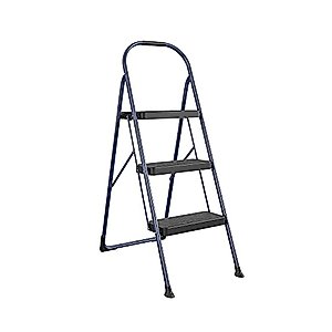COSCO 11448NVY1E Big Step Stool, 225 lb. Weight Capacity, ANSI Type II, 3