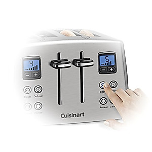 Cuisinart CPT-435C 4-Slice Countdown Metal Toaster - Stainless Steel