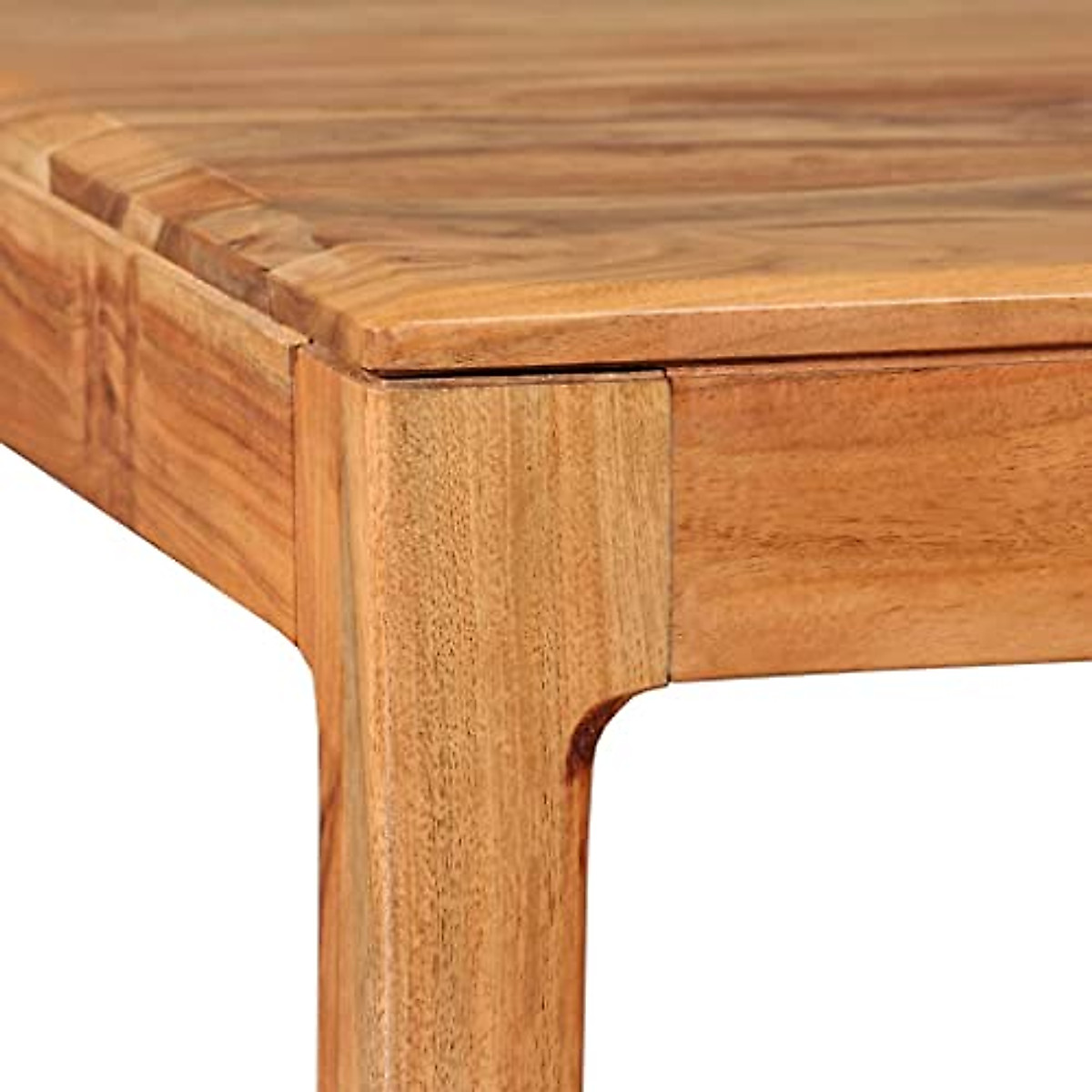 YPWRENH Coffee Table Kitchen Tables Dining Table Solid Wood 46.5"x23.6"x29.9" for Dining Room, Kitchen or Living Room