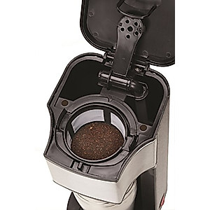 Capresso 425 On-the-Go Personal Coffee Maker, Silver/Black, Stainless steel, 16 oz