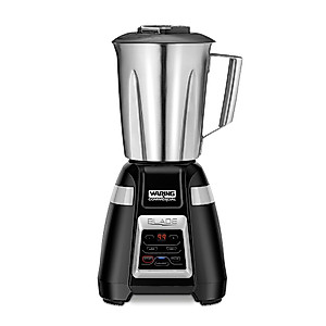 Waring Commercial BB340 Blade 1 HP Blender, 2-Speed Key Pad with Pulse and 99 Second Countdown Timer , 48 oz Stainless Steel Container, 120V, 5-15 Phase Plug