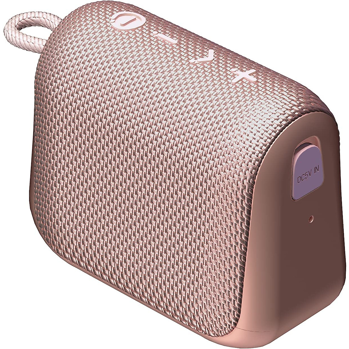 Raycon Everyday Speaker with Microphone IP67 Dustproof and Waterproof TWS Multilink Bluetooth 5.0 Portable Outdoor Wireless Speaker for Home, Outdoors, Travel (Rose Gold)