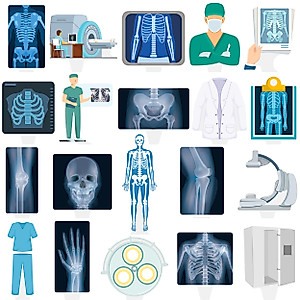 48Pcs Radiology X Ray Cupcake Toppers Radiology Birthday Party Decorations X ray Theme Cupcake Picks Decorations for Radiology Xray Doctor Medical Theme Party Baby Shower Supplies