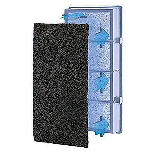 Nispira Total Air True HEPA Air Filter Replacement Carbon Compatible with Holmes AER1 Total Air Purifier HAPF30AT - 1.37” x 10” x 4.62” (2 HEPA Filters + 4 Carbon Filters)